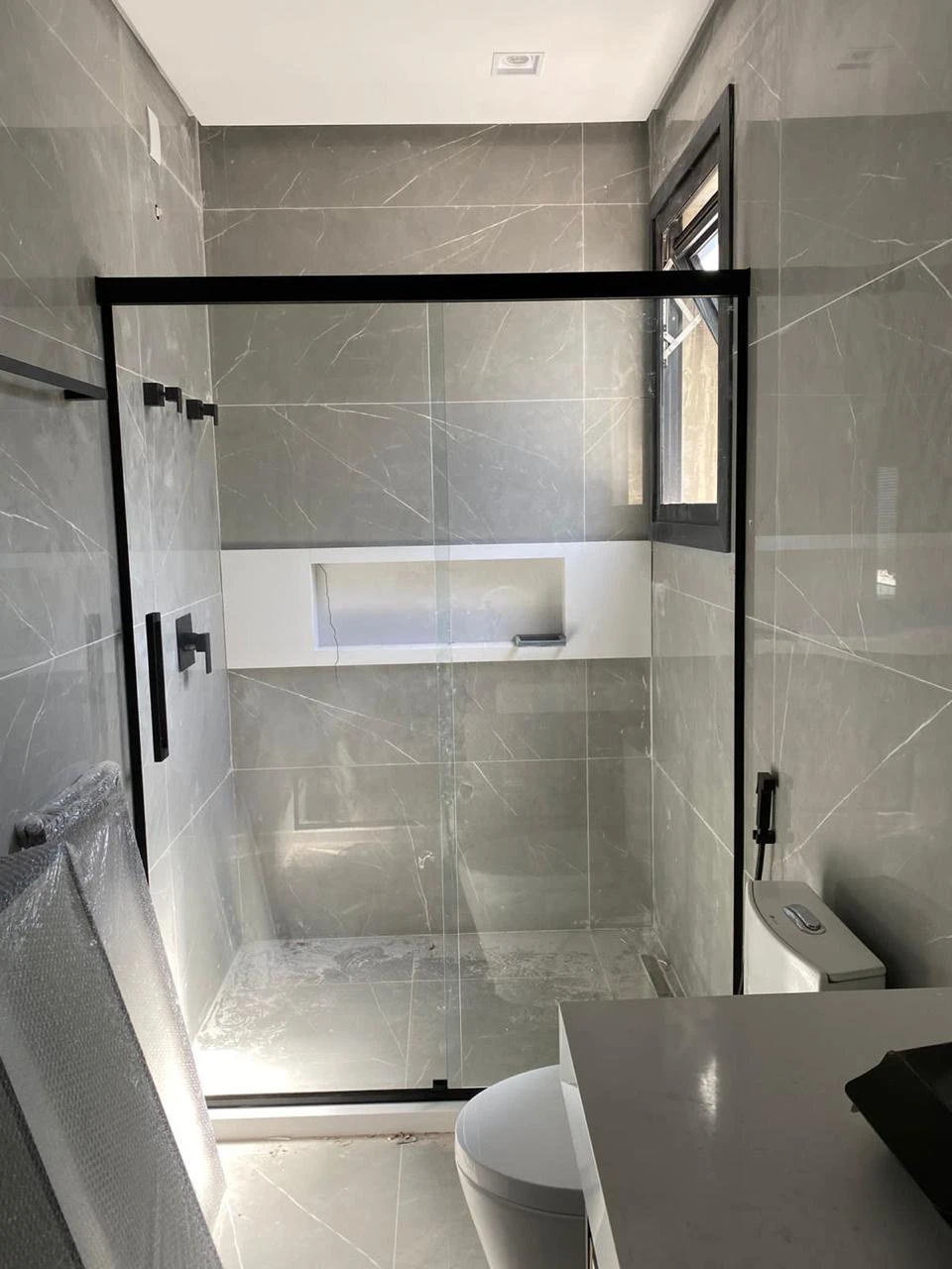 Kit Box Reto Preto - Cristal Vidro