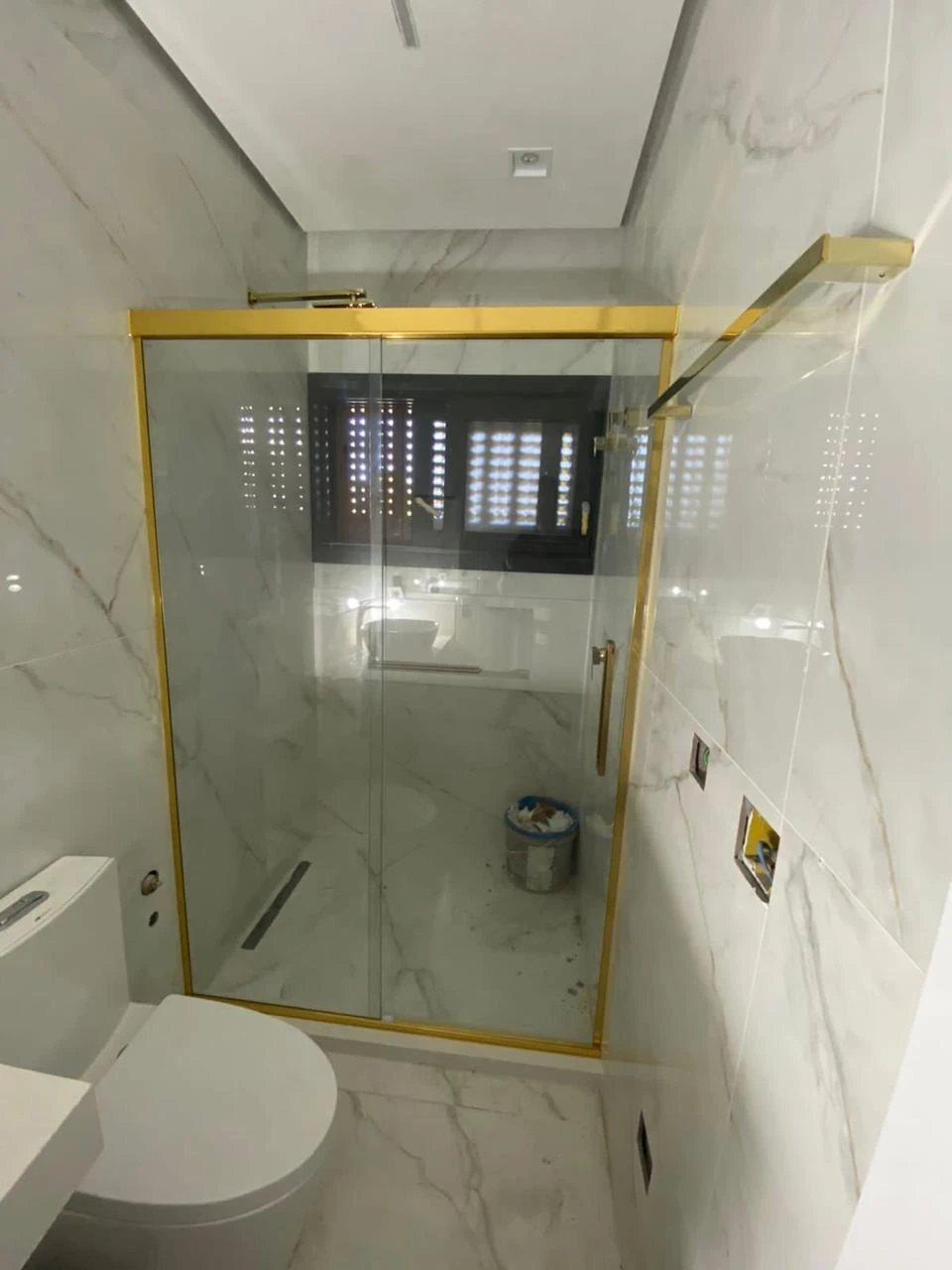 Kit Box Reto Dourado Brilho - Cristal Vidro